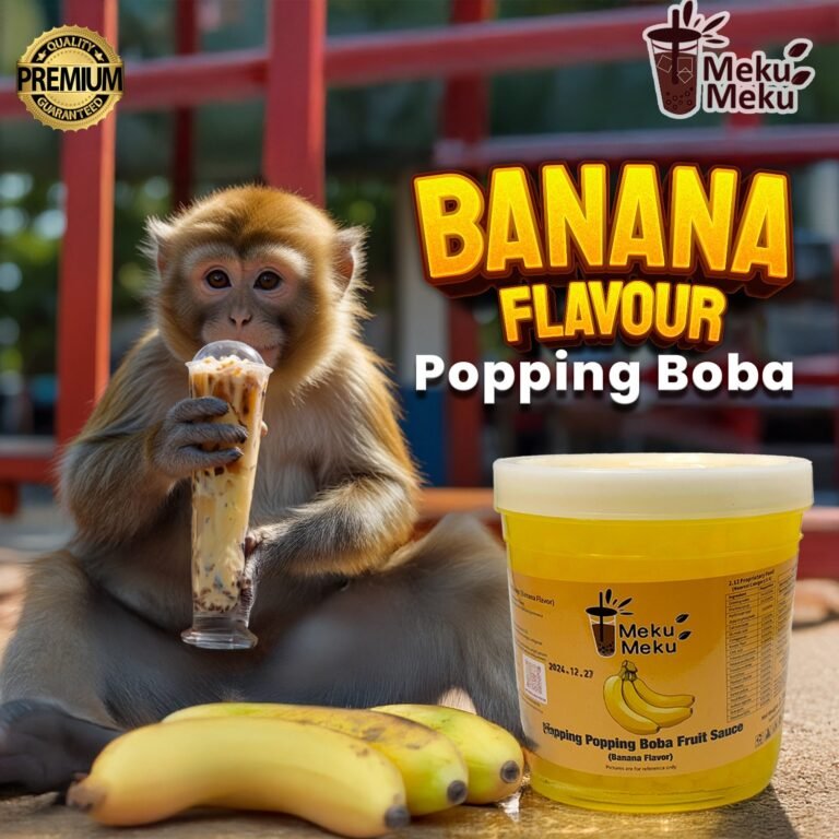 Banana Popping Boba